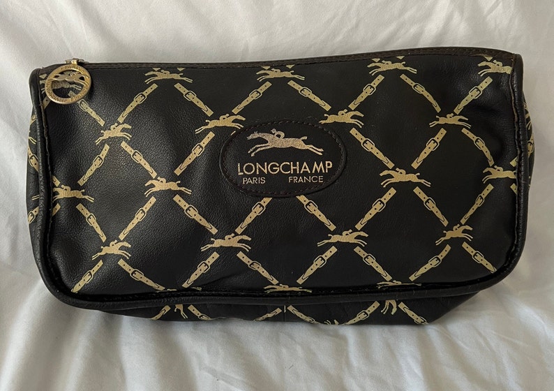Longchamp Bag Longchamp Monogram Bag Vintage Authentic Longchamp Black ...