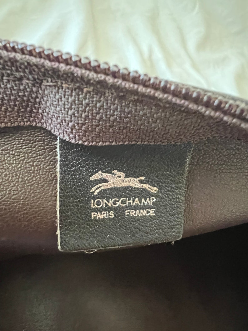 Longchamp Bag Longchamp Monogram Bag Vintage Authentic Longchamp Black ...