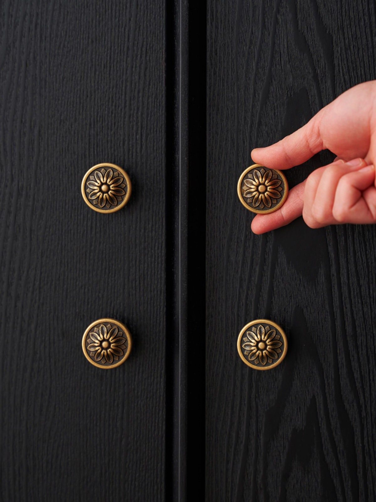 Antique Cabinet Knobs Solid Brass | Aged Brass Knobs | Gold Dresser Knobs | Brass Dresser Knobs ...