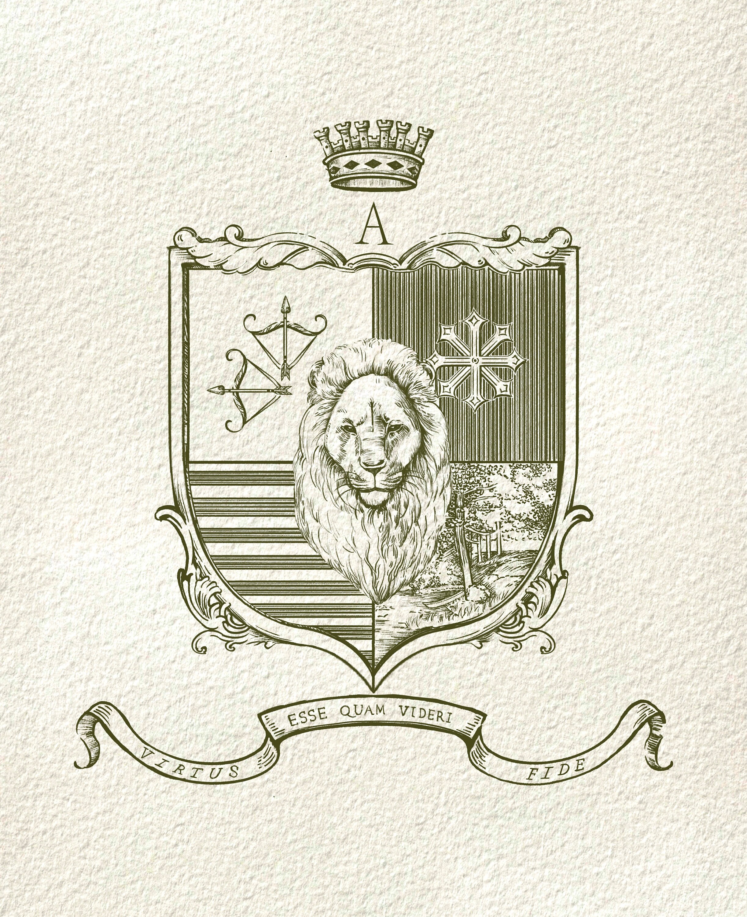 Custom Hand Drawn Logo Design, Vintage Logo, Old World Illustration ...