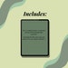 Digital Paper Goodnotes, Green, Digital Notepad, Note Taking Template ...