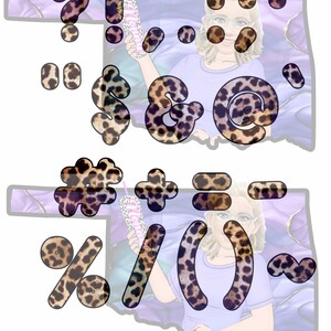 Cheetah Alphabet PNG - JPG Bundle - Complete Set Plus Symbols and ...