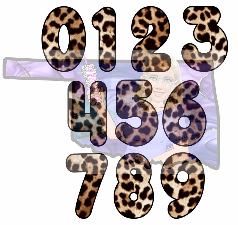Cheetah Alphabet PNG - JPG Bundle - Complete Set Plus Symbols and ...