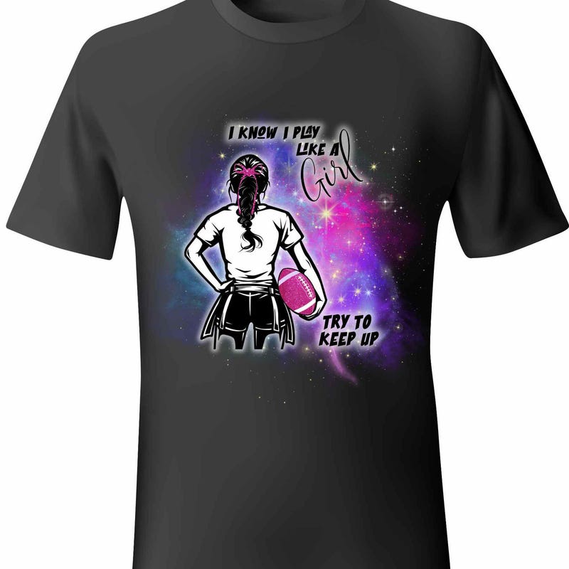 Girls Flag Football Dtf - Etsy
