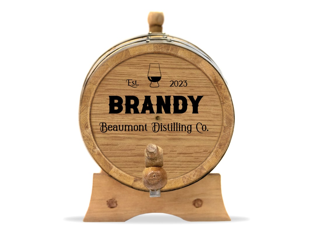 Personalized Small Brandy Barrel Custom Engraved Oak Barrel - Etsy