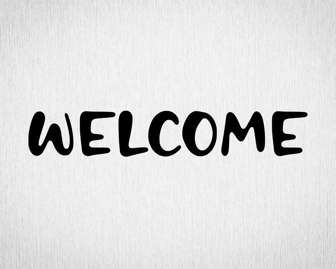 Horizontal Welcome Svg Welcome Home Svg Welcome Svg - Etsy Canada