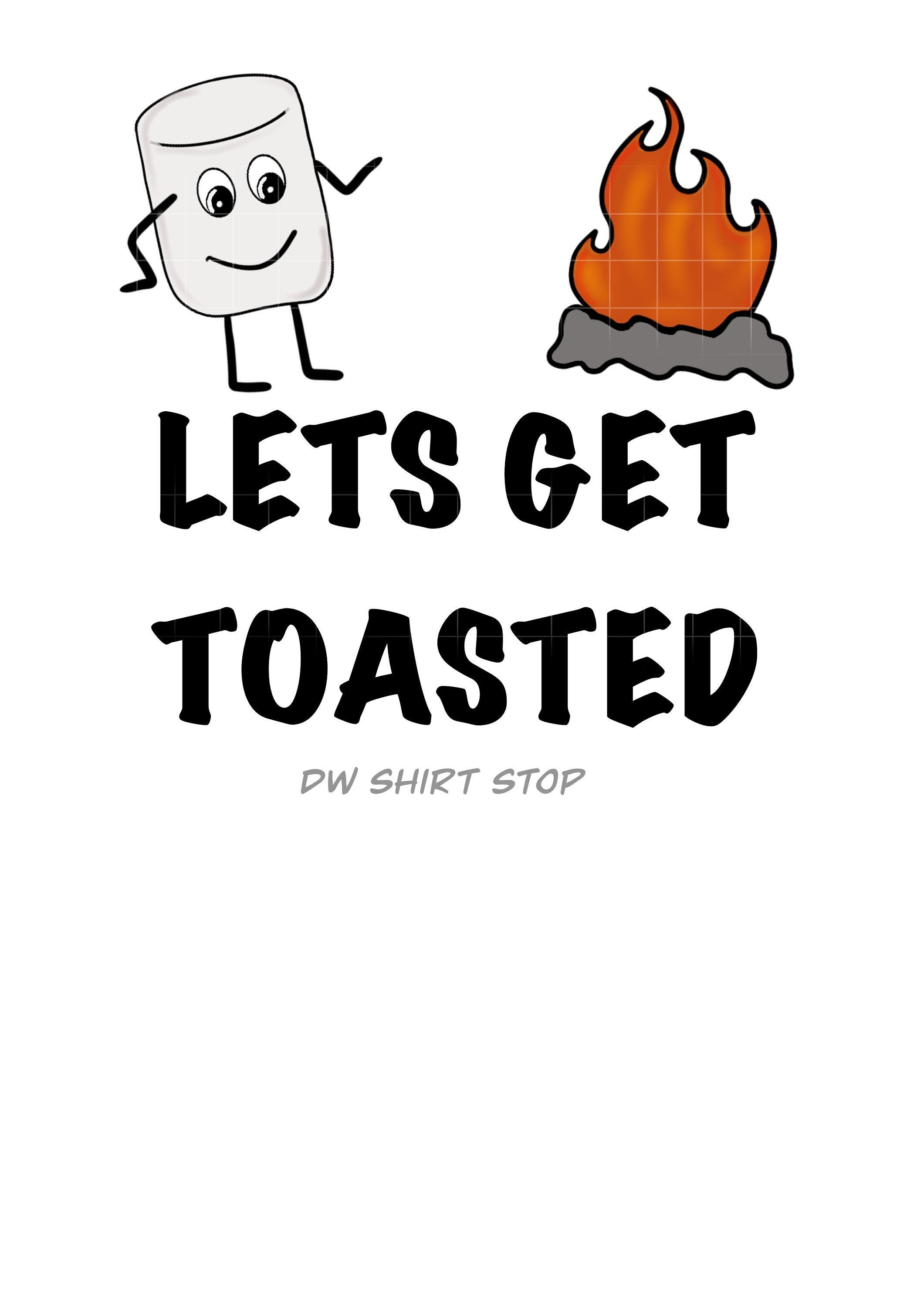 Roasting Marshmallows Clipart