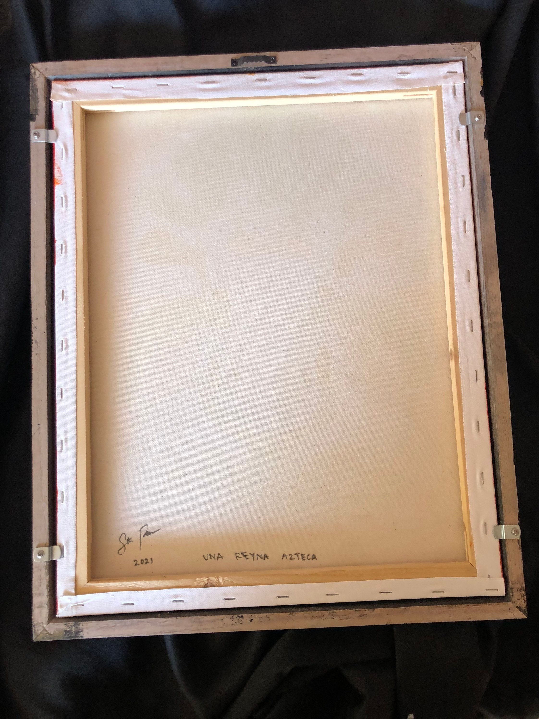 Reyna Azteca Oil Painting - Etsy