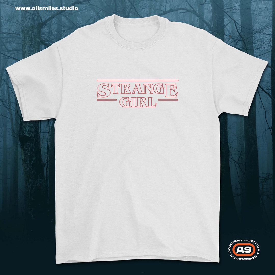 Strange Girl Outline Stranger Things Stranger Things - Etsy