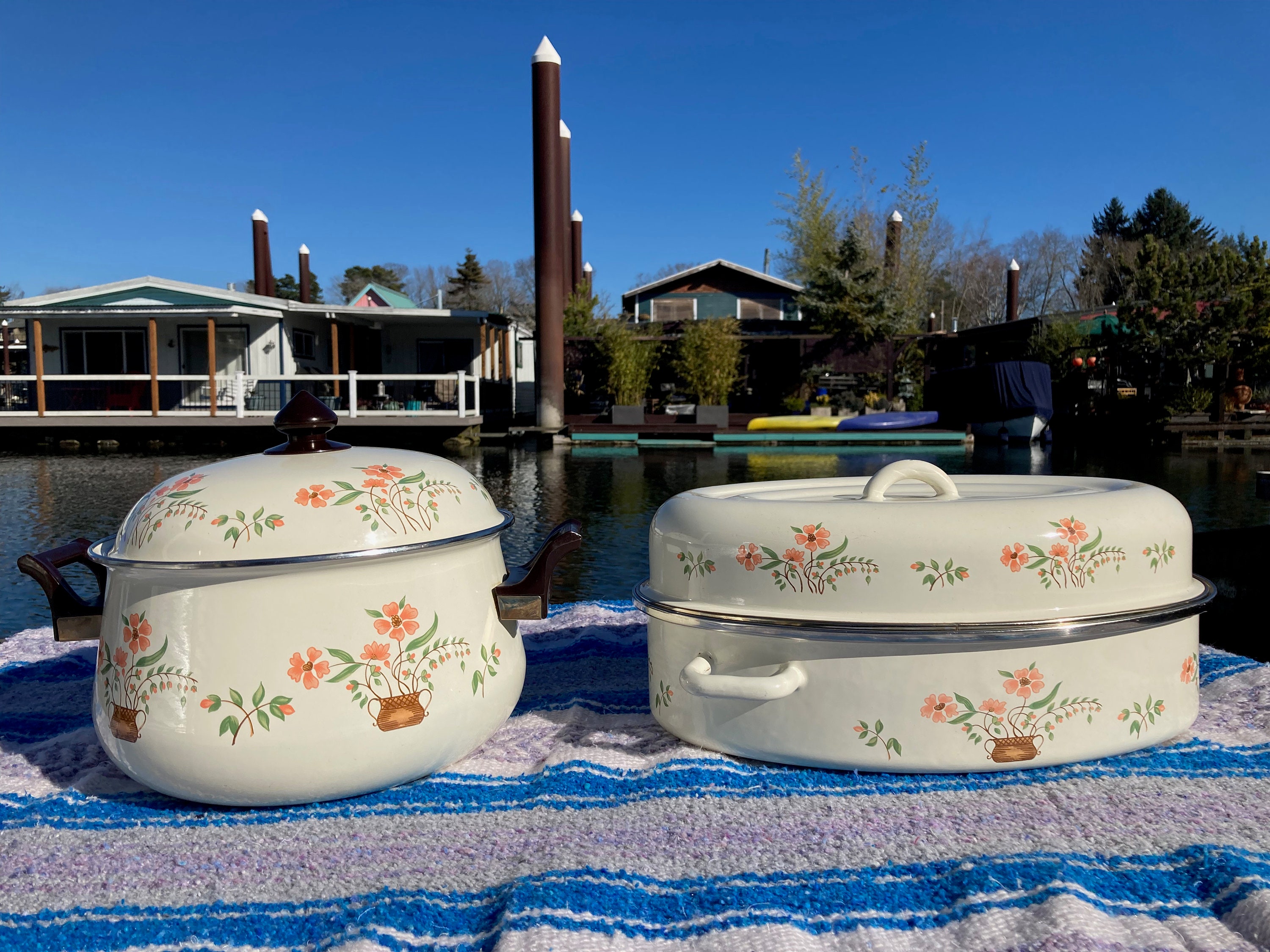 1980s Countryside Collection Enamelware Cook Set - Etsy