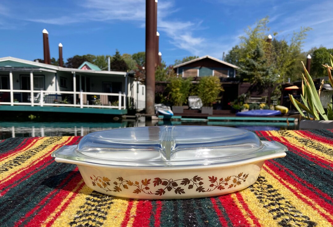 Vintage PYREX Split Casserole Dish - Etsy