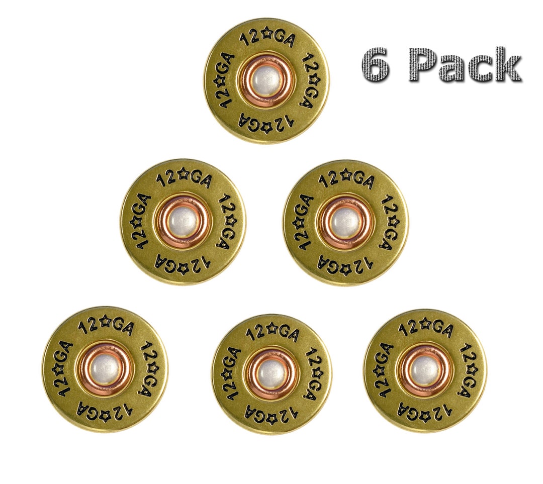 Conchos Lot of (6) Western Leather Craft Screw Back Shotgun Shell NEW ...
