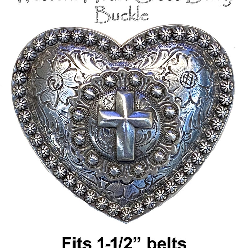 Concho Belt Buckle - Etsy