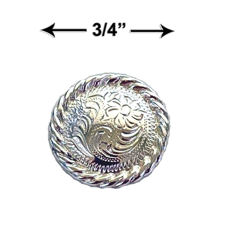 Western Saddle Conchos - Etsy