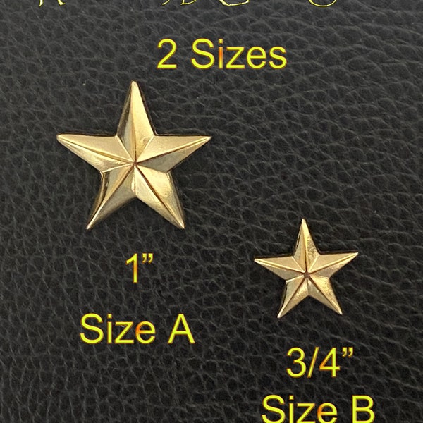 Brass Star Concho - Etsy
