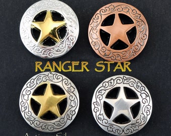Star Conchos - Etsy