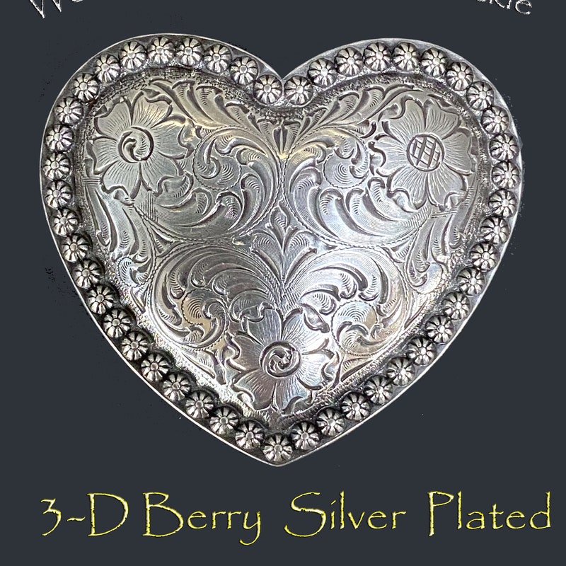 Heart Buckle Western - Etsy