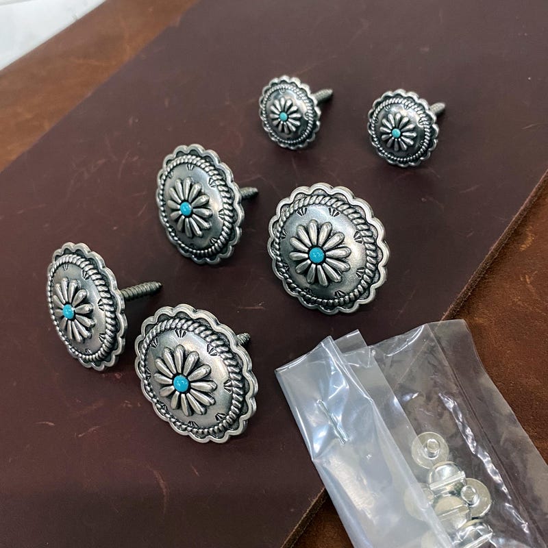 Concho Style Buttons - Etsy