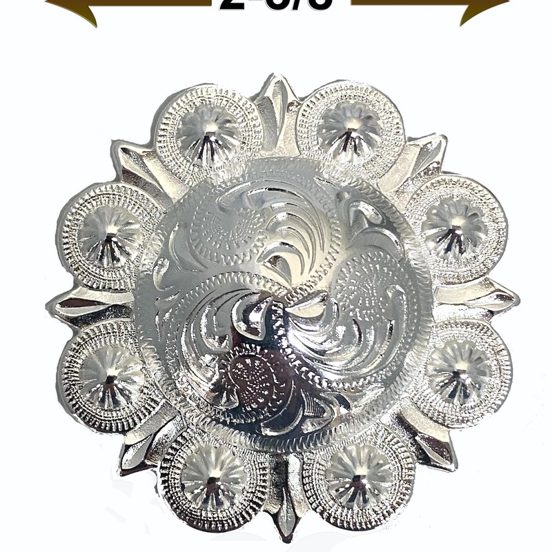 Western Saddle Conchos - Etsy