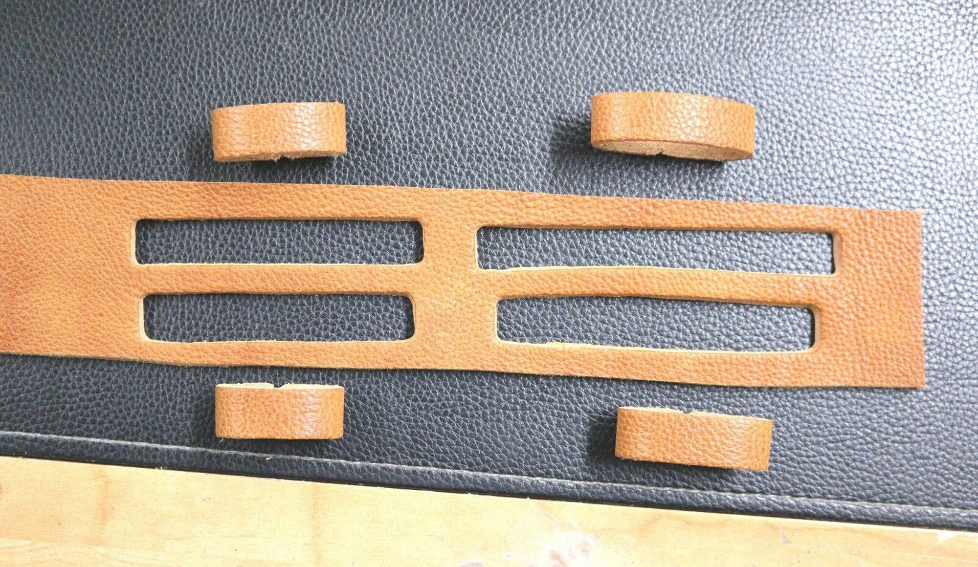 Natural Cowhide Veg Tanned Leather Loops for Belt Straps in 4 Widths ...