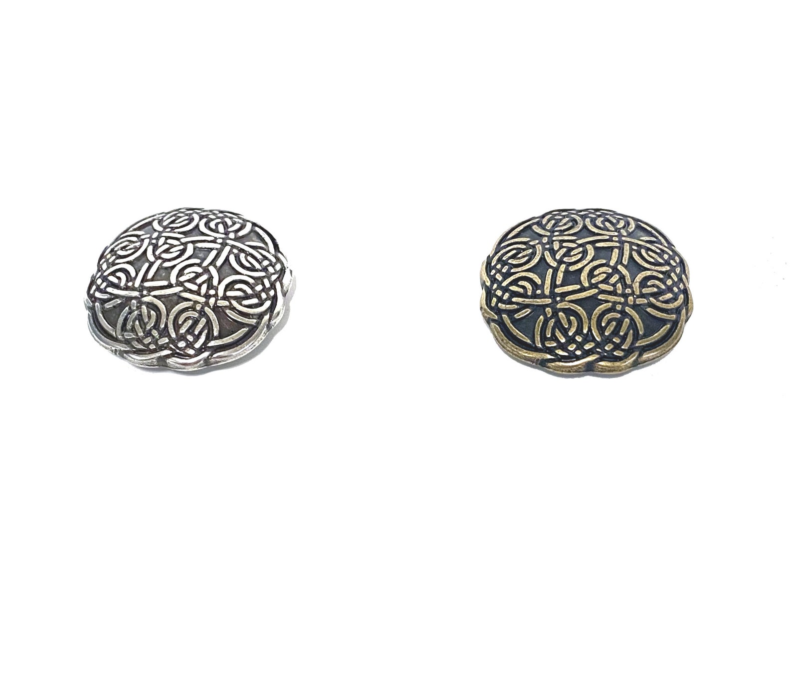 Celtic Concho Lot of 6 PCS 2 Finishes antique Silver or Old - Etsy