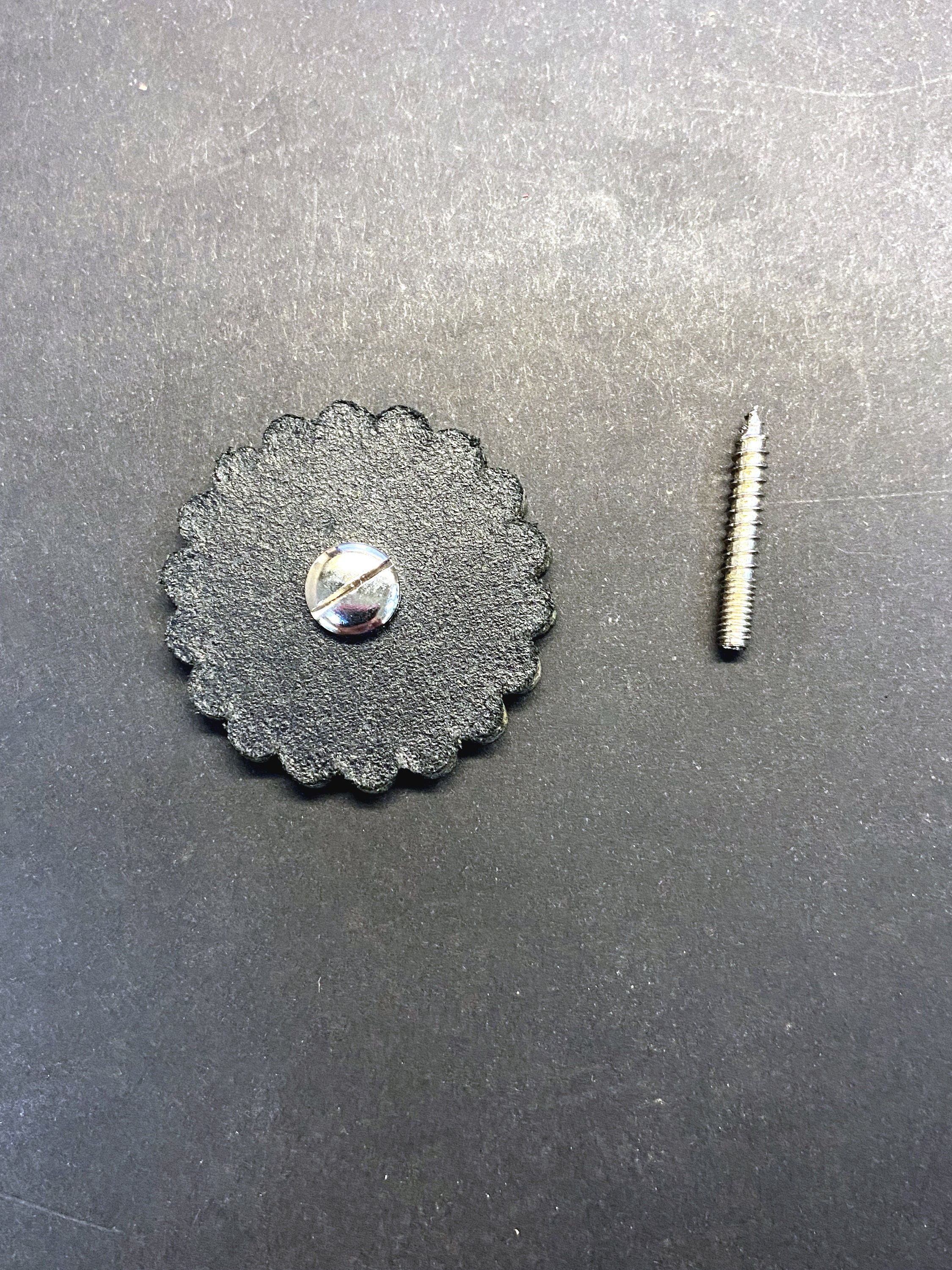 Black Leather Rosette Paired Western Gold and Silver Raised Star Concho ...