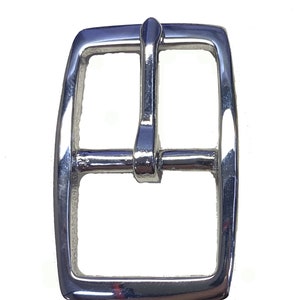 Center Bar Buckle Fits 1" Wide Straps Single Pronged (rectangular ...