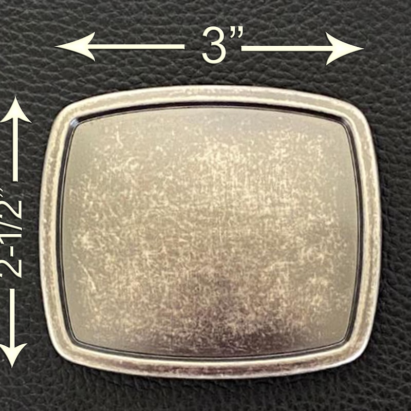 Flat Blank Belt Buckle - Etsy