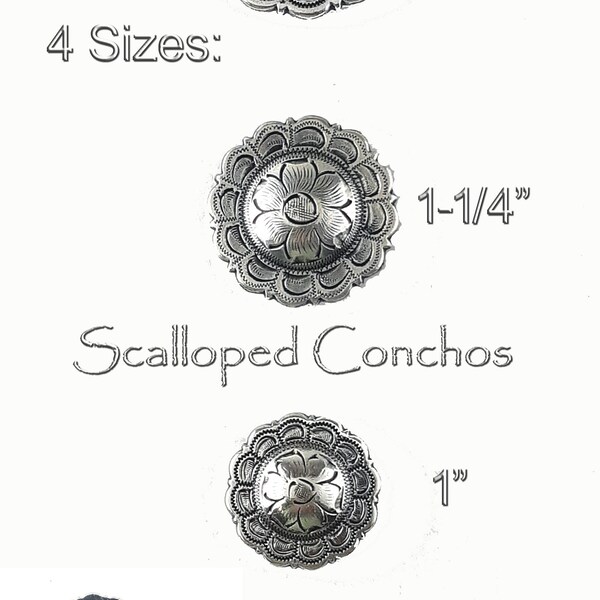 Screw Back Concho - Etsy