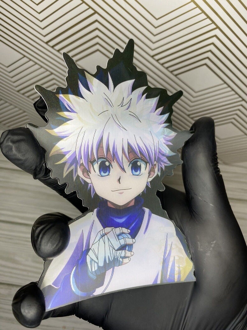 Hunter X Hunter Killua Zoldyck 3D Lenticular Motion Car Sticker Decal ...