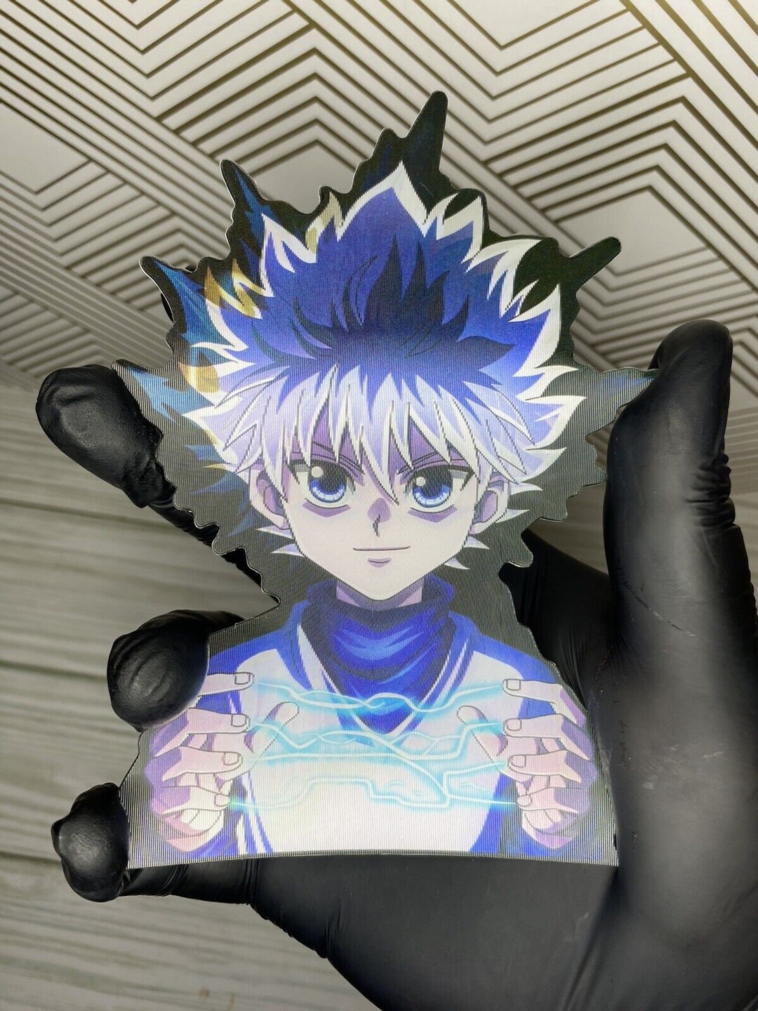 Hunter X Hunter Killua Zoldyck 3D Lenticular Motion Car Sticker Decal ...