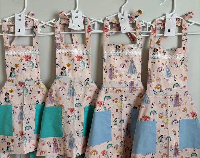 Princess Apron Disney Inspired Snow White Dress up Apron Child Kids ...