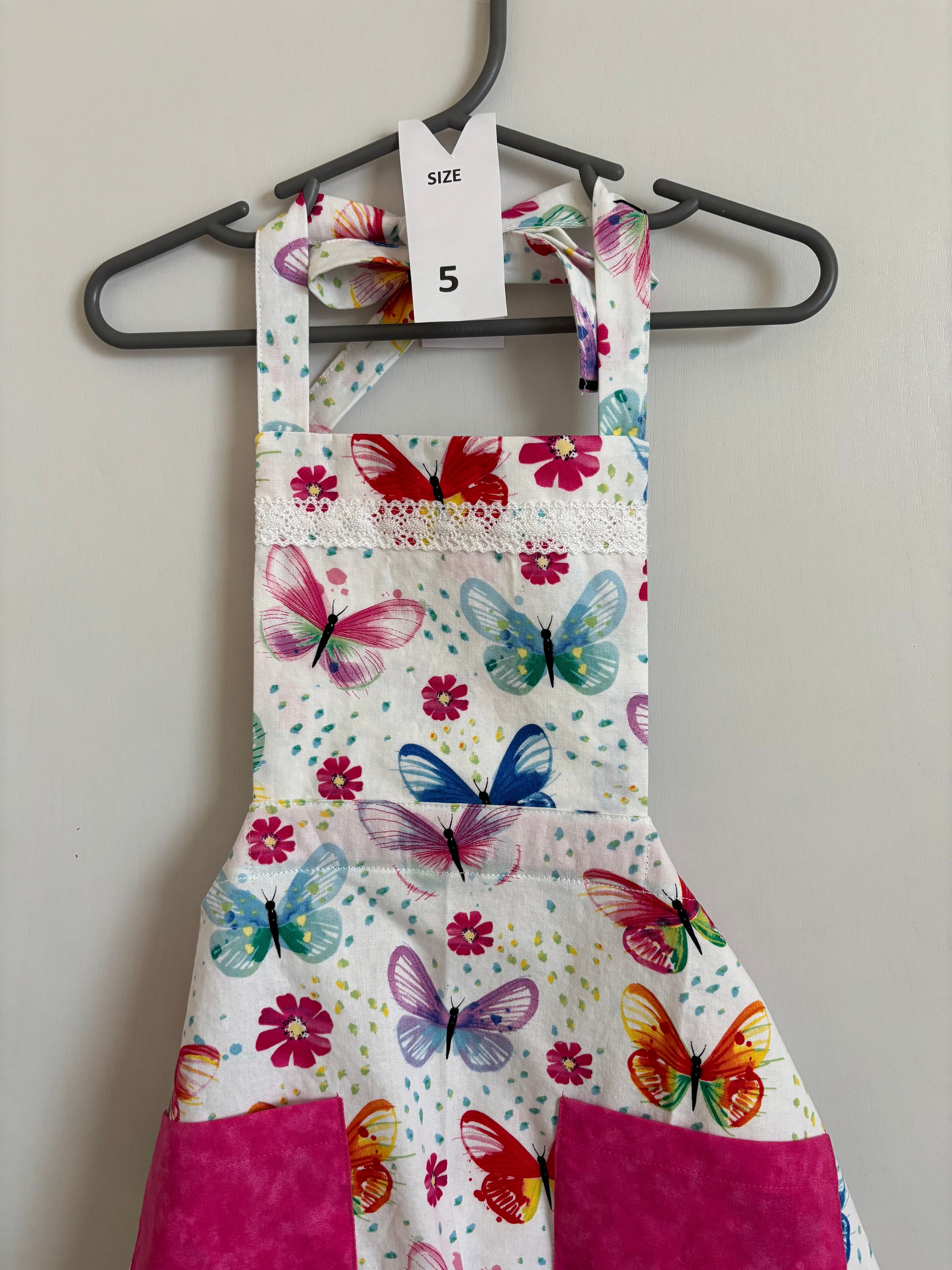 Girls Butterly Apron - Etsy