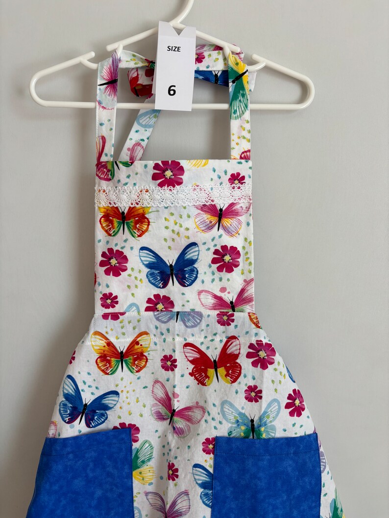 Girls Butterly Apron - Etsy