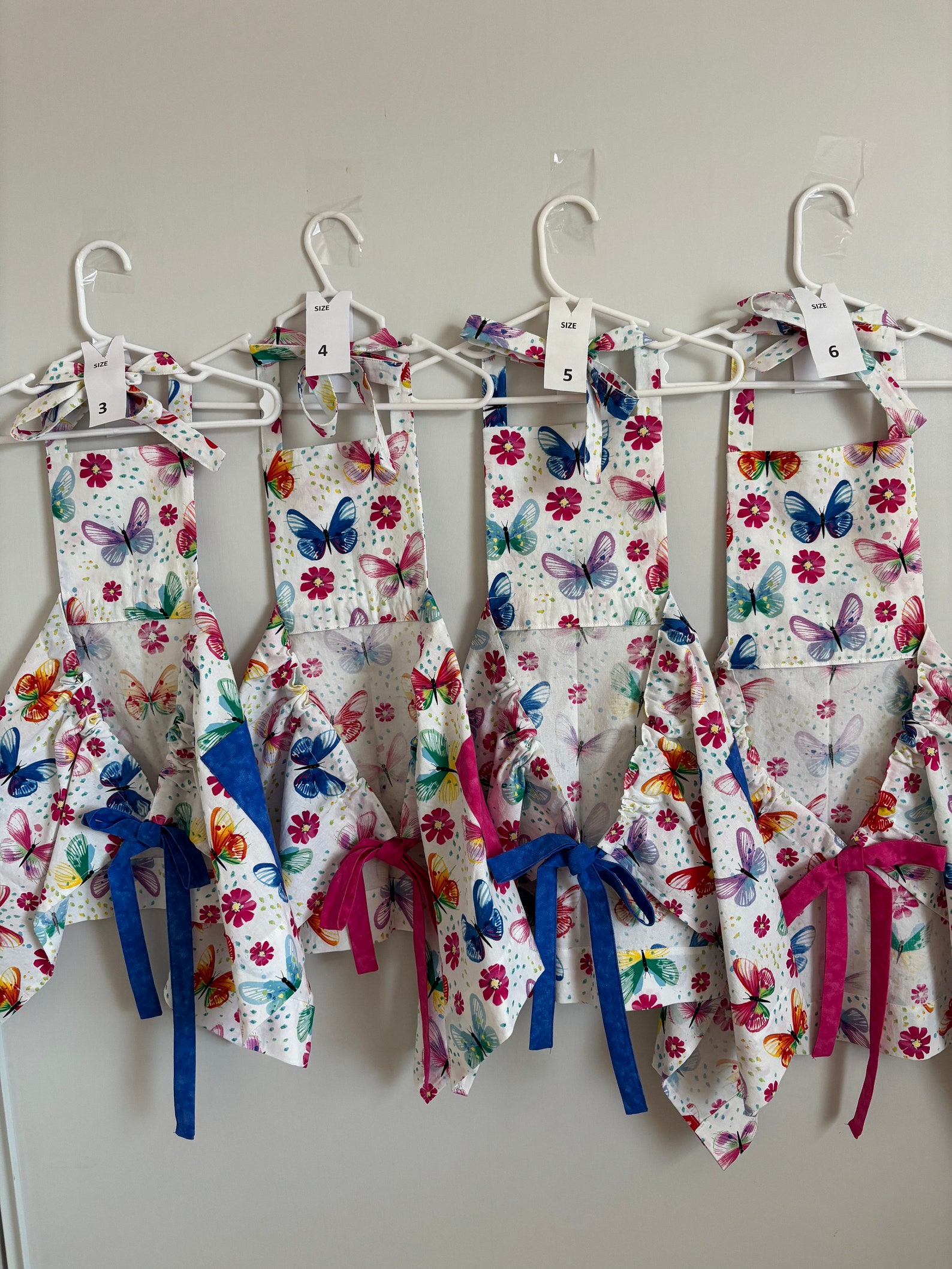 Girls Butterly Apron - Etsy