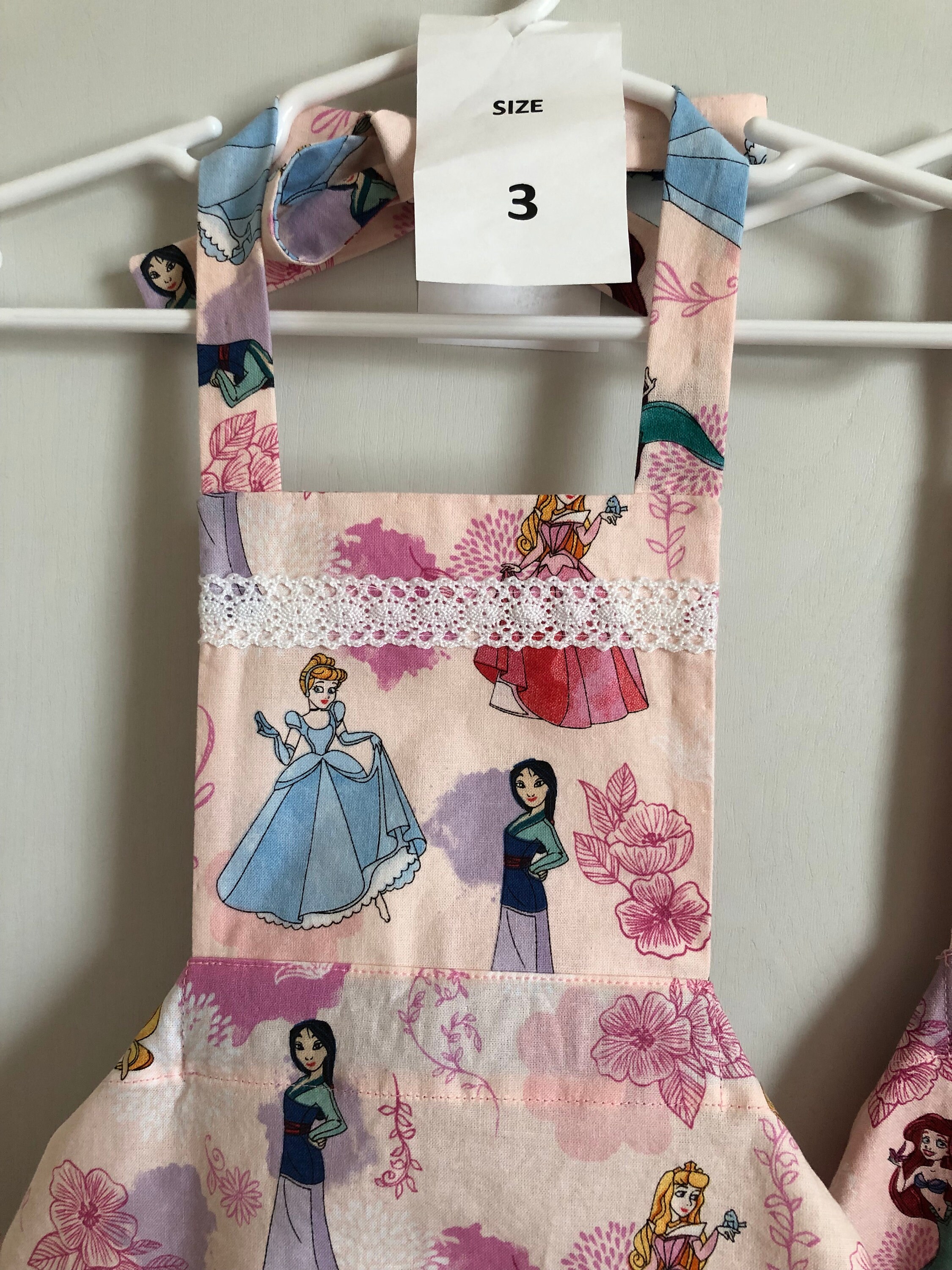Girls Disney Princess Apron - Etsy
