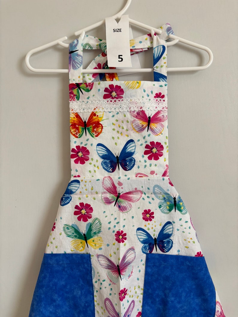 Girls Butterly Apron - Etsy