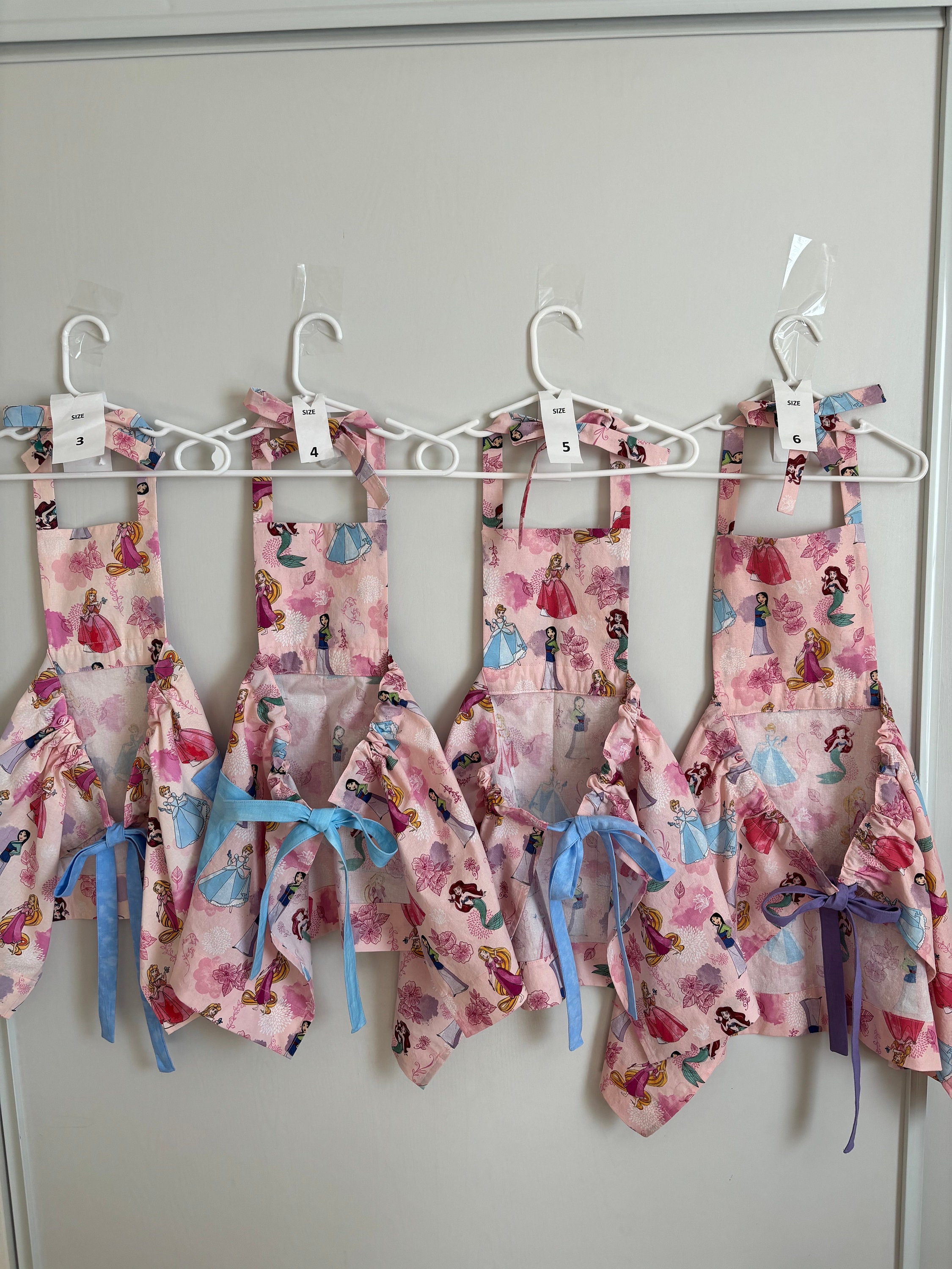 Girls Disney Princess Apron - Etsy
