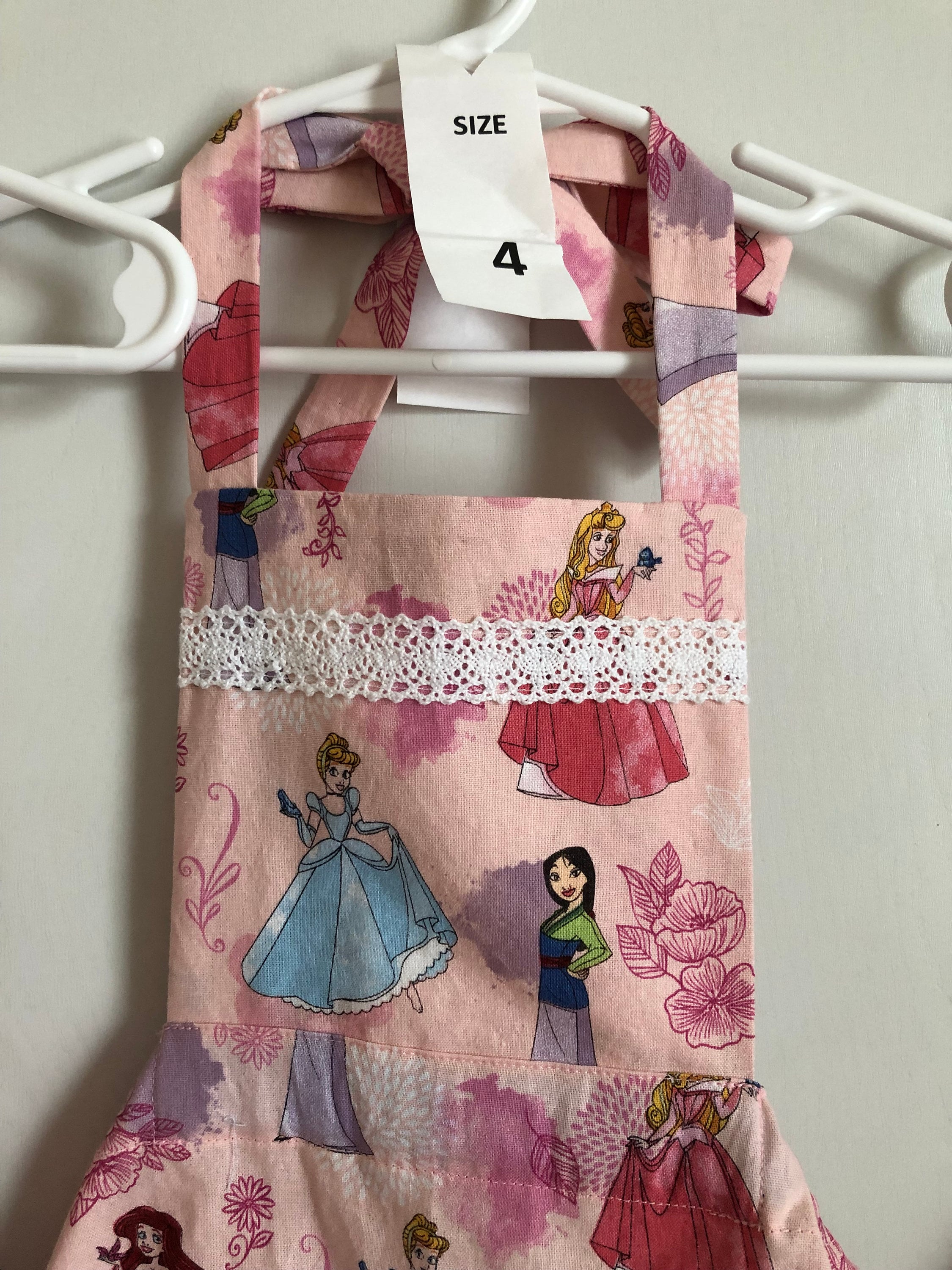 Girls Disney Princess Apron - Etsy