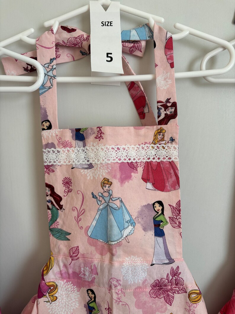 Girls Disney Princess Apron - Etsy