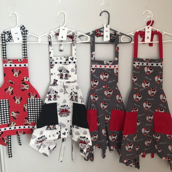 Minnie Mouse Apron - Etsy