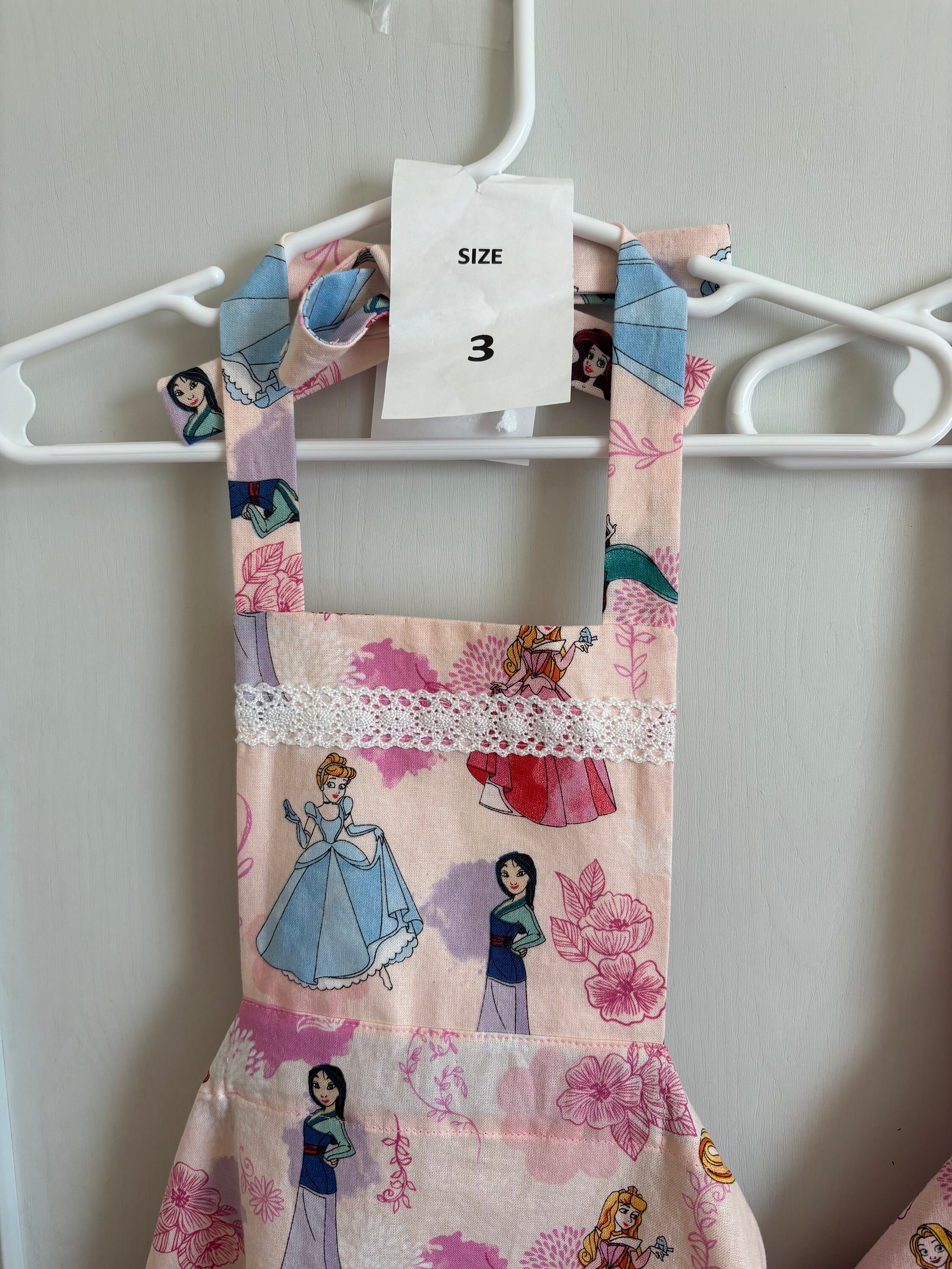 Girls Disney Princess Apron - Etsy