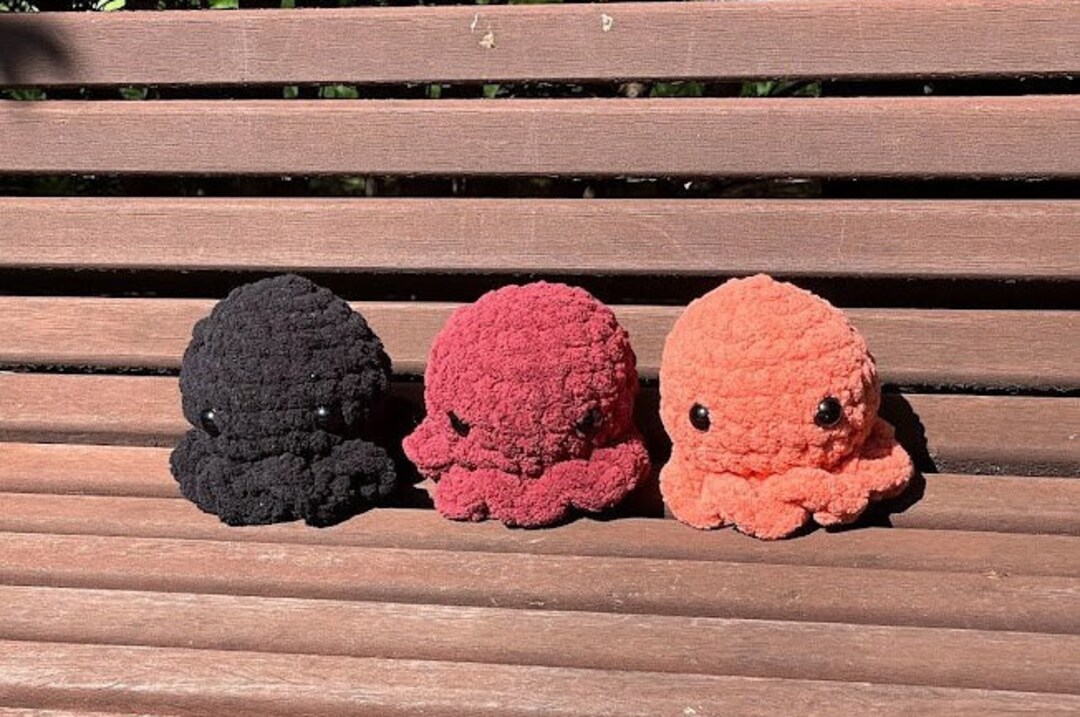 Fuzzy Octopus Stuffed Animal - Etsy