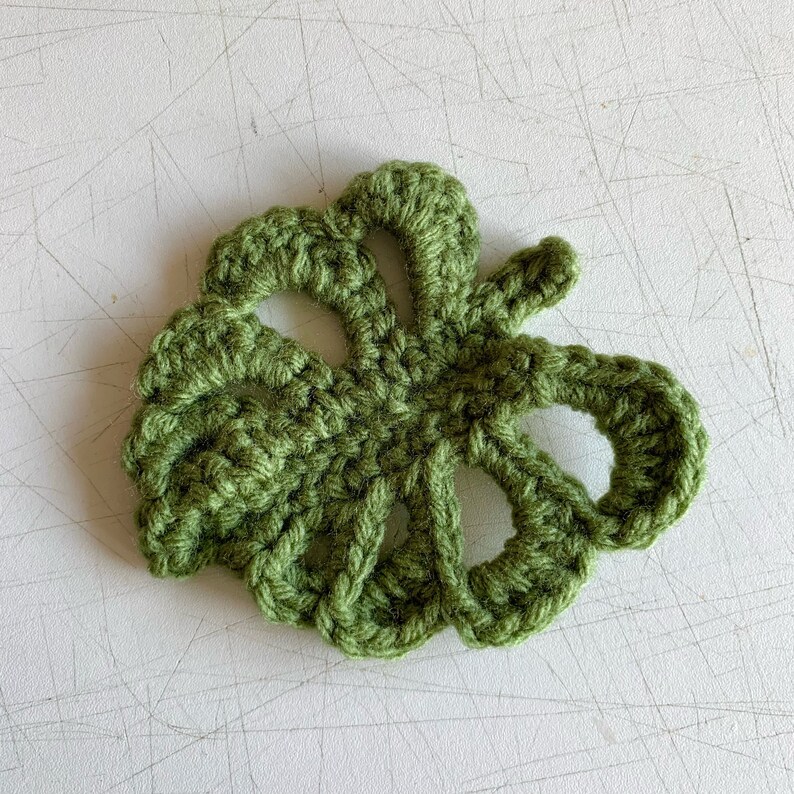 PDF DOWNLOAD Crochet Monstera Leaf Coasters With Planter Pot Pattern ...