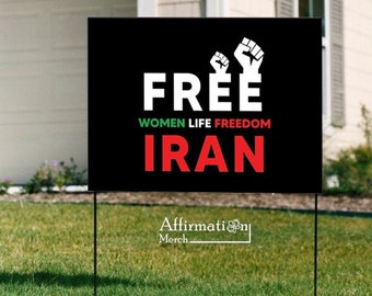 Women Life Freedom Yard Sign Double Sided weatherproof With - Etsy