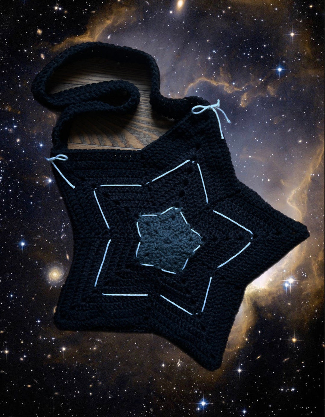 Large Crochet Star Bag - Etsy
