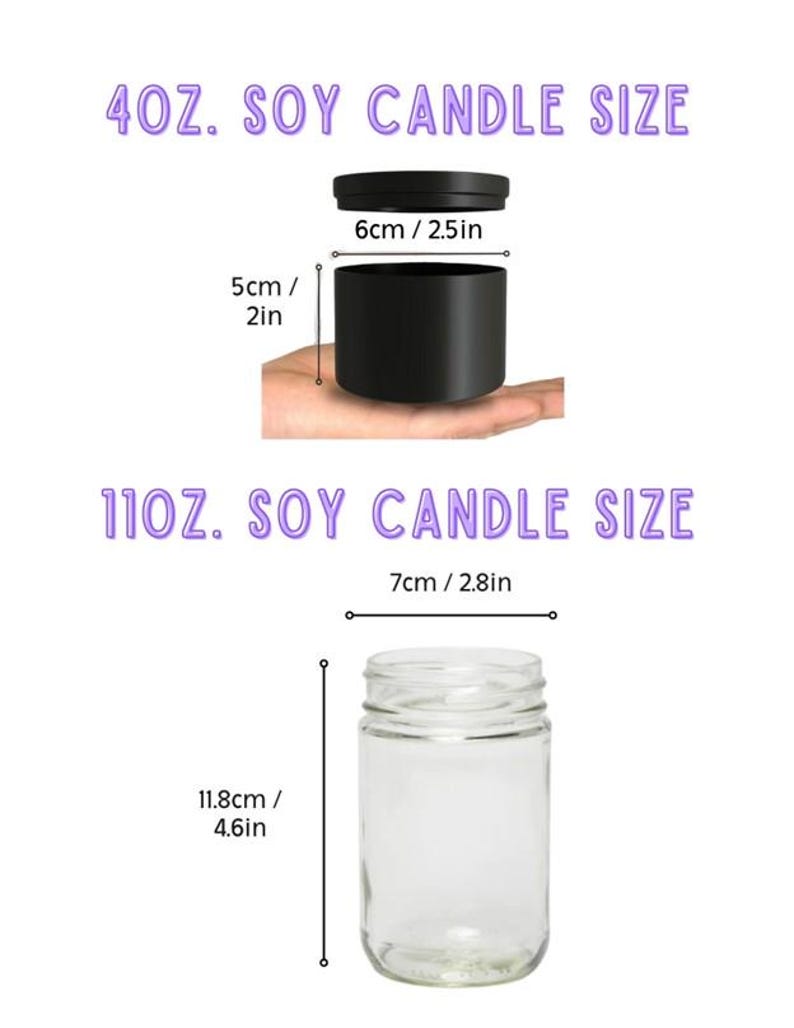 Custom Organic Soy Wax Candle - Etsy