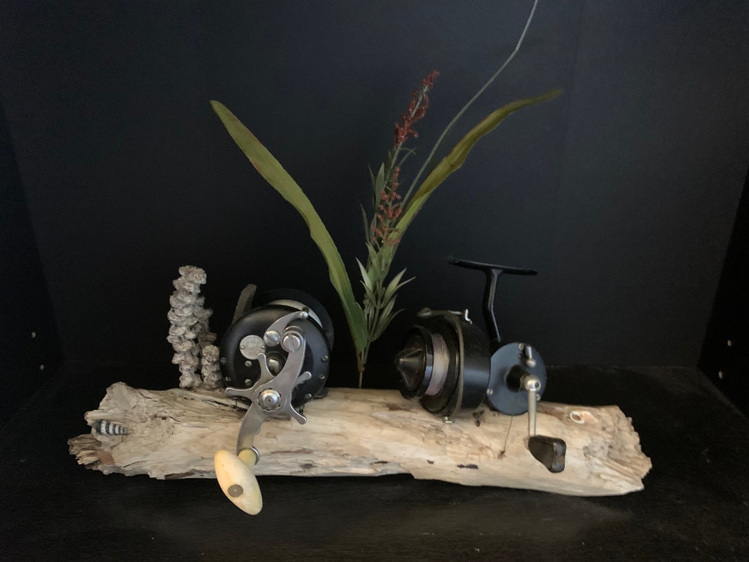Vintage Fishing Tackle Decor Ocean City Fishing Reel Garcia - Etsy