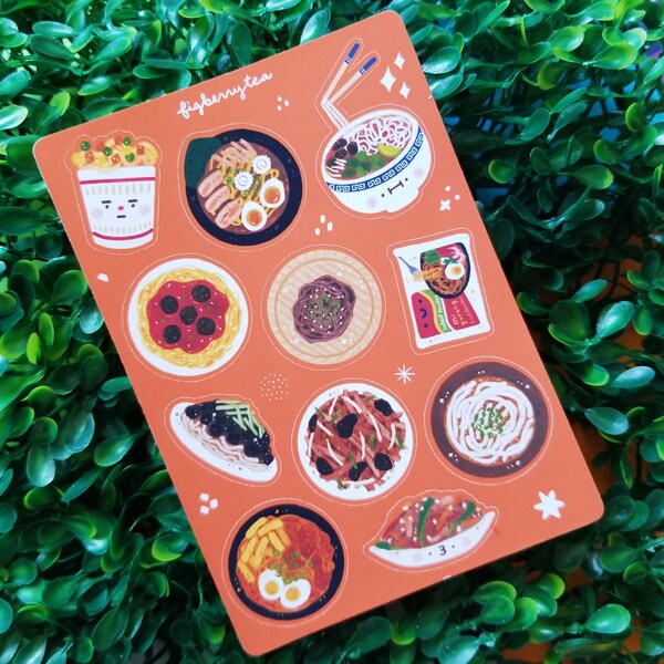 Ramen Stickers - Etsy