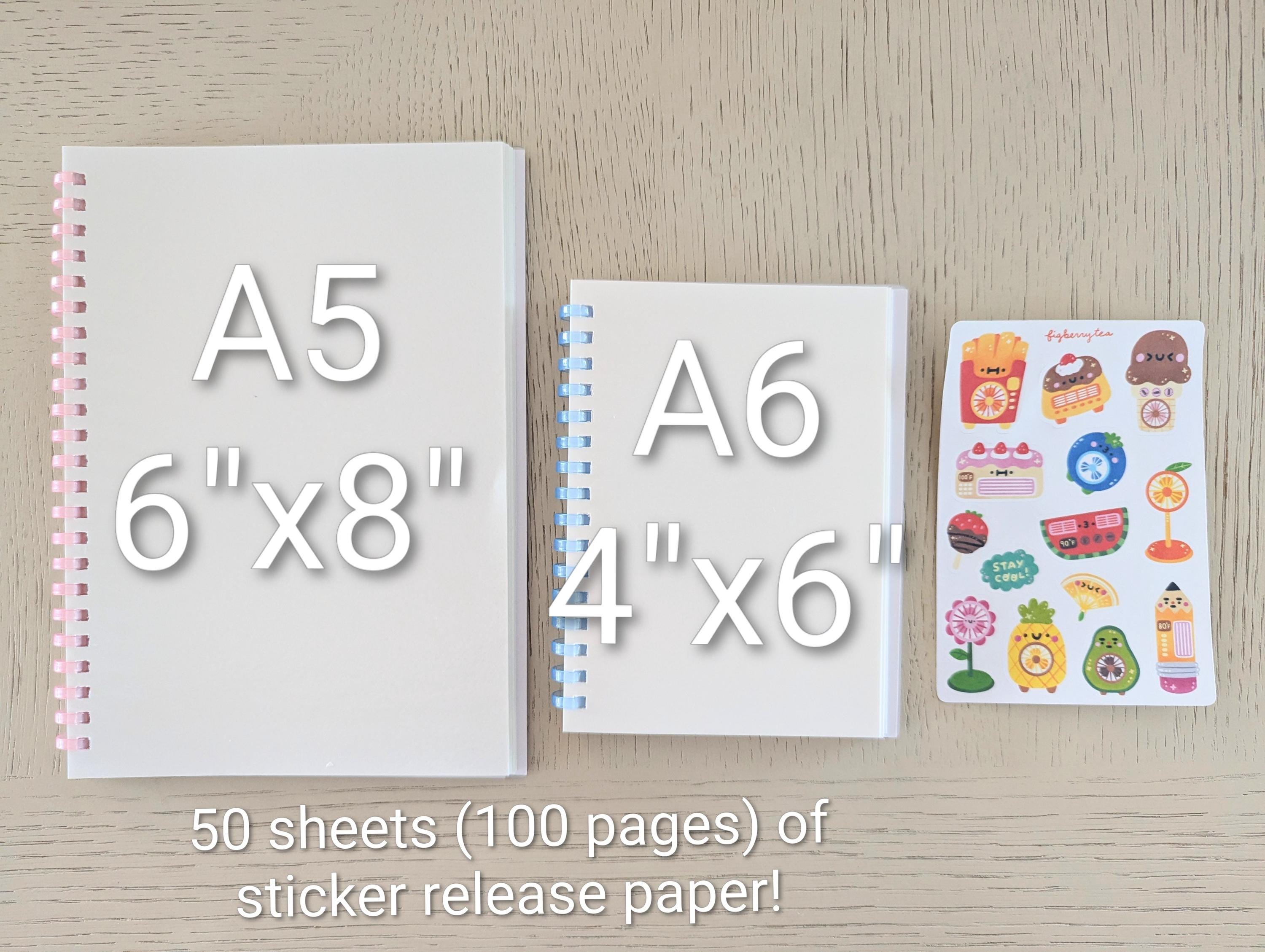 Groceries Sticker Album | Kawaii Sticker Collector Journal Book (A6/A5 ...